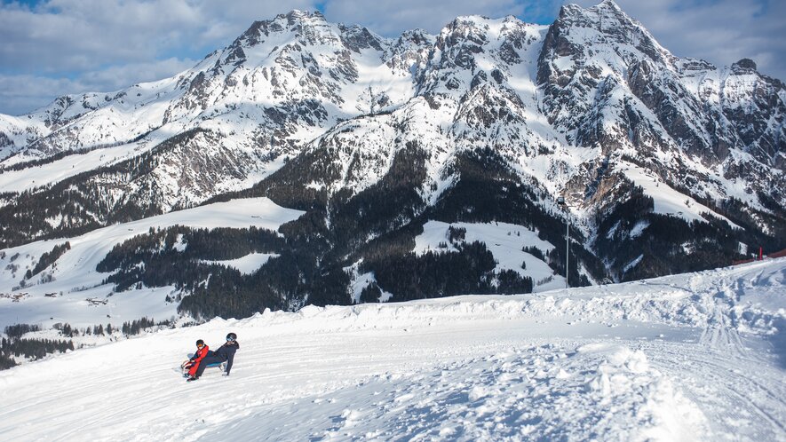 Tobogganing in Saalfelden Leogang